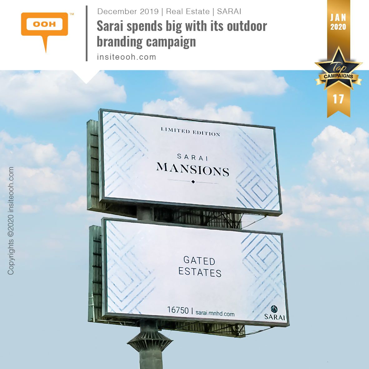 The OOH market welcomes the New Year with January’s Top 20 Campaigns ...