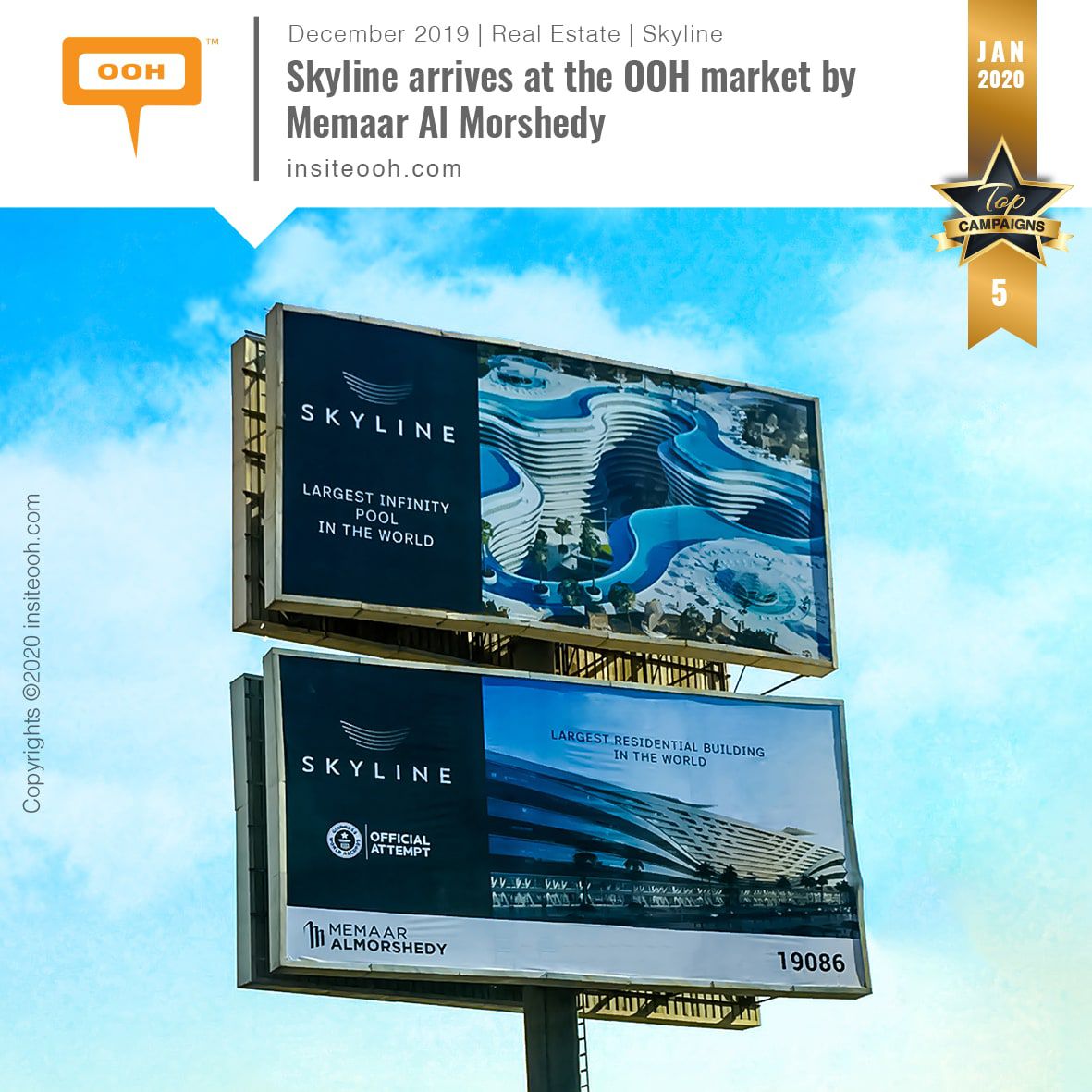 The OOH market welcomes the New Year with January’s Top 20 Campaigns ...