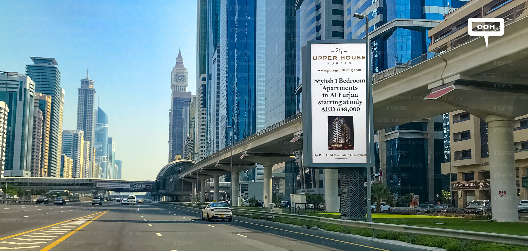 Pure Gold Real Estate Launches its First OOH for Upper House Project In ...
