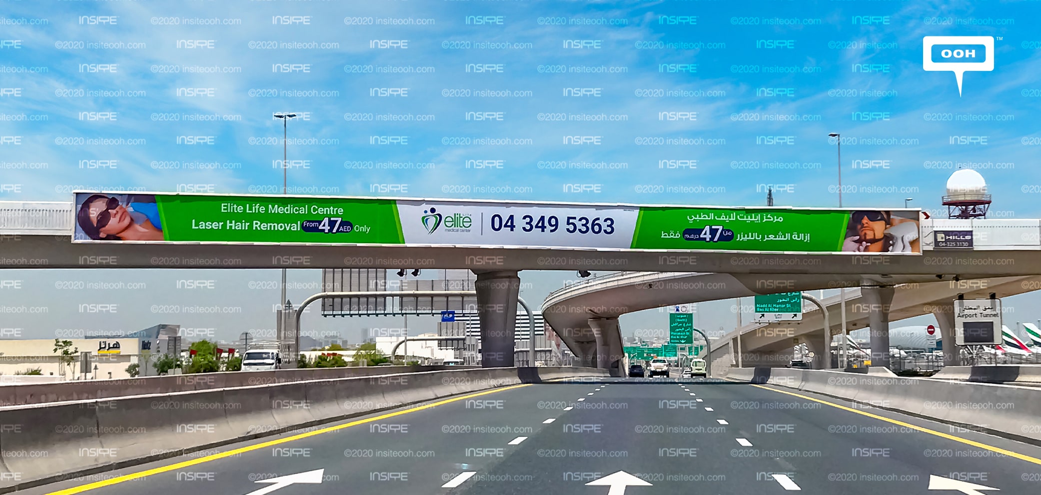 Elite Medical Centre shows up on Dubai roads with a large OOH media ...