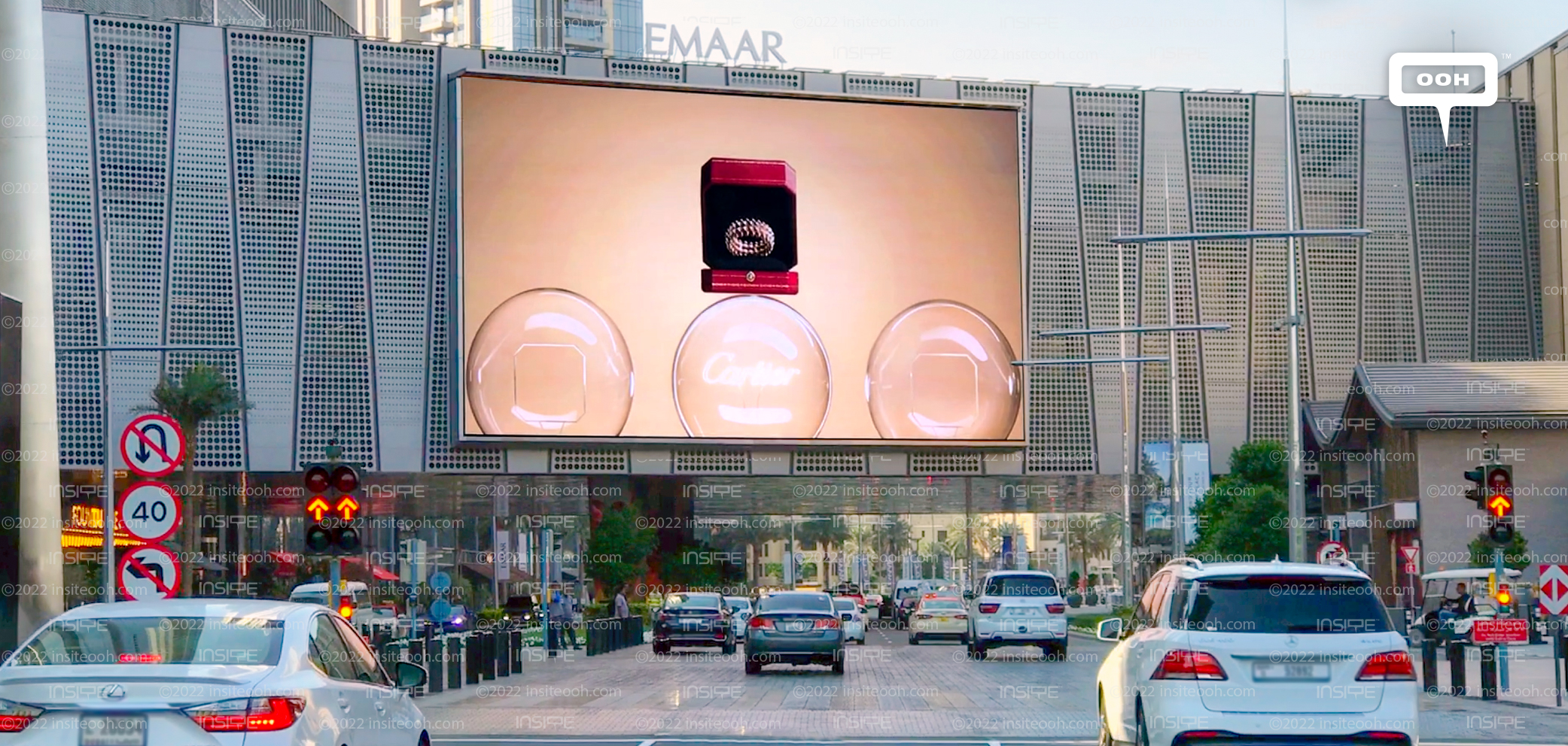 The Opulent Panthère de Cartier Watch Owning Dubai Digital Outdoor ...