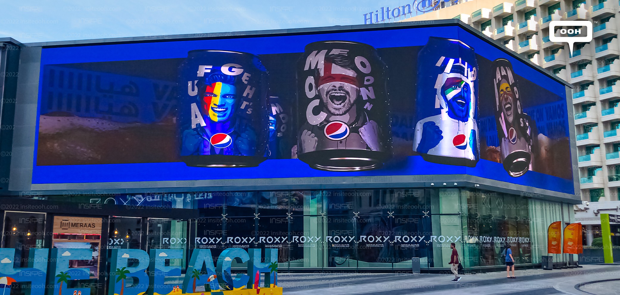 Football Supporting Can in Dubai! Pepsi Impresses Us With a Beautiful “Thirsty for More” 3D Show ...