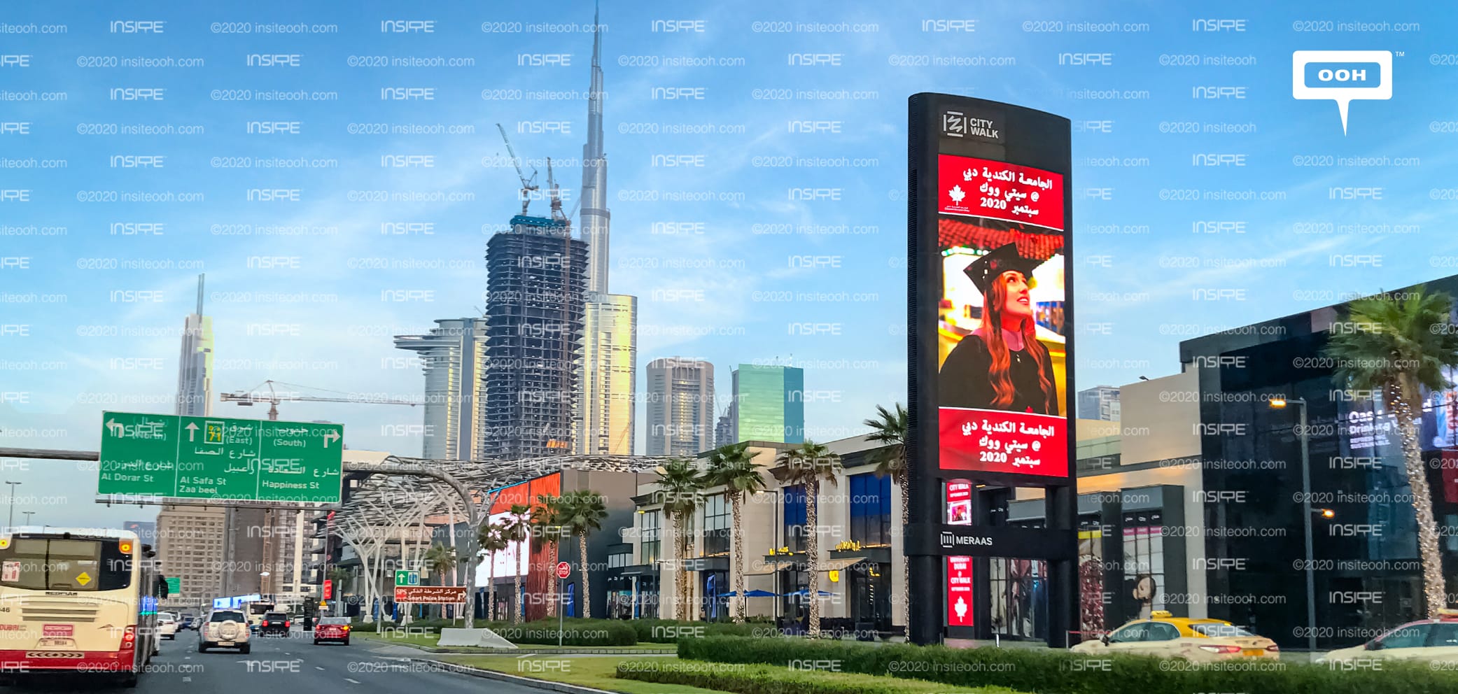 Canadian University Dubai announces expansion at City Walk on an impressive DOOH campaign ...
