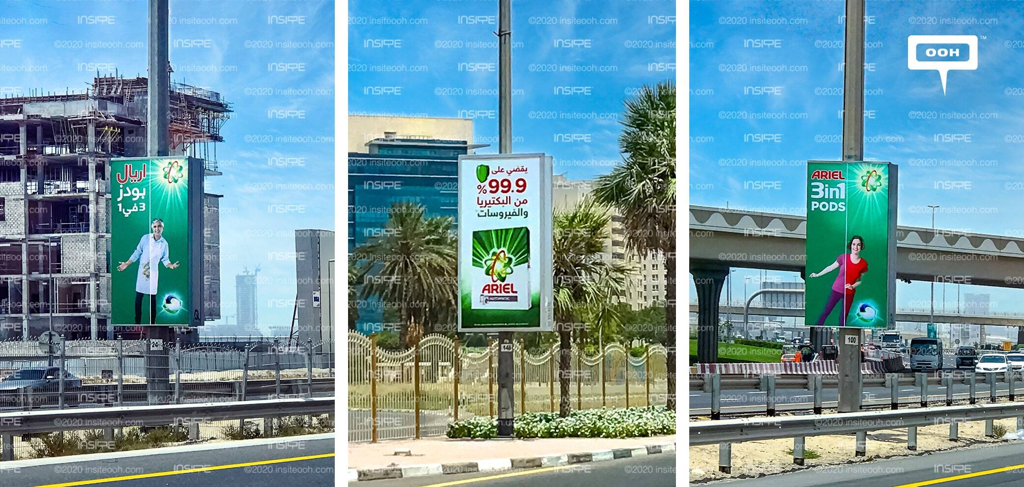 Ariel lands on Dubai's billboards to promote its original and new ...
