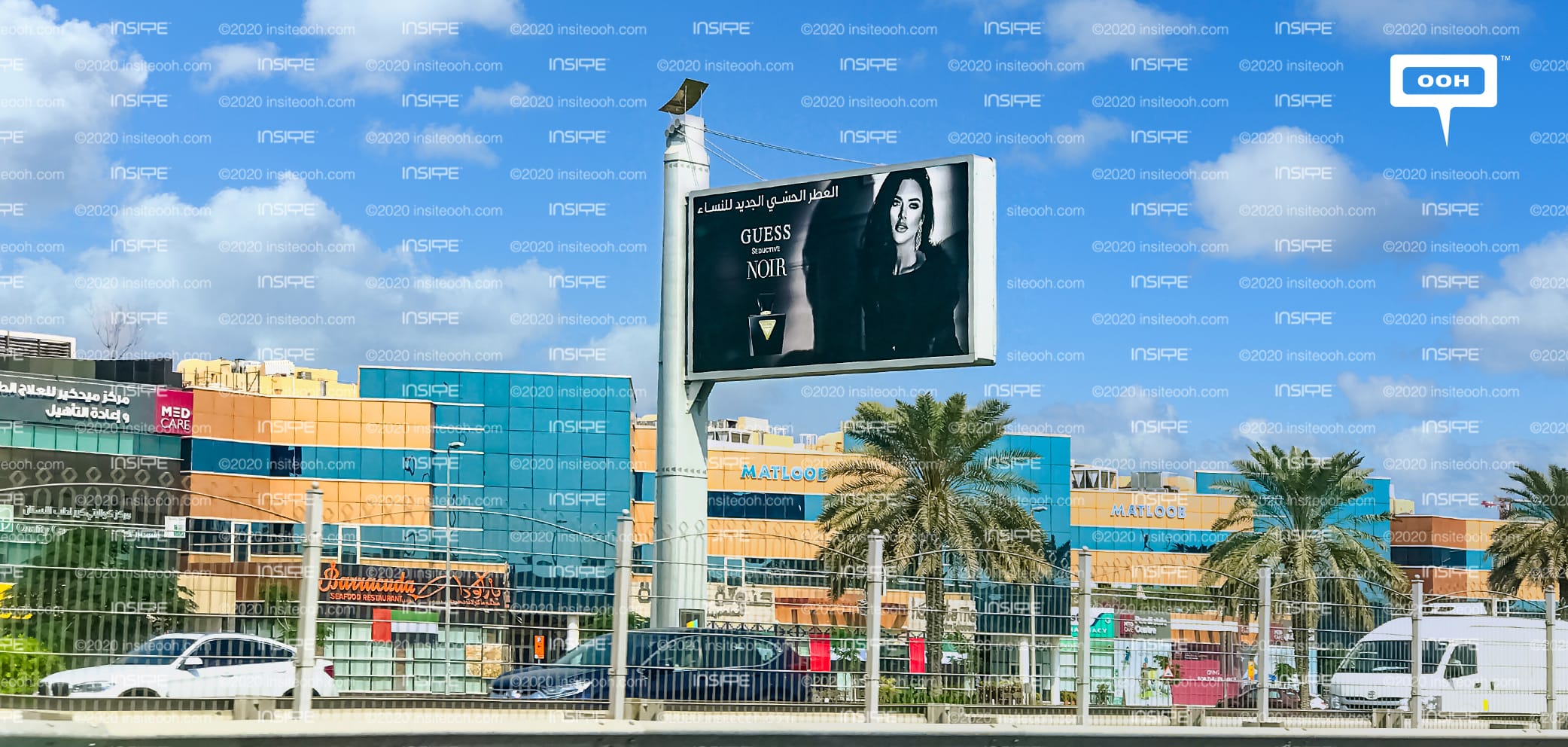 Guess introduces the new fragrance Seductive Noir on Dubai's billboards ...