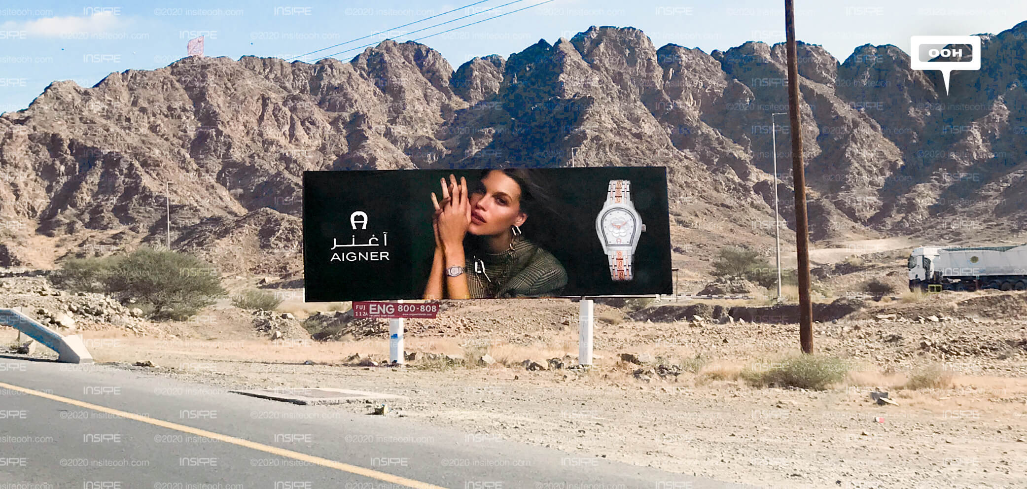 AIGNER hits the billboards of UAE to bring its ladies' watch Aprilia ...