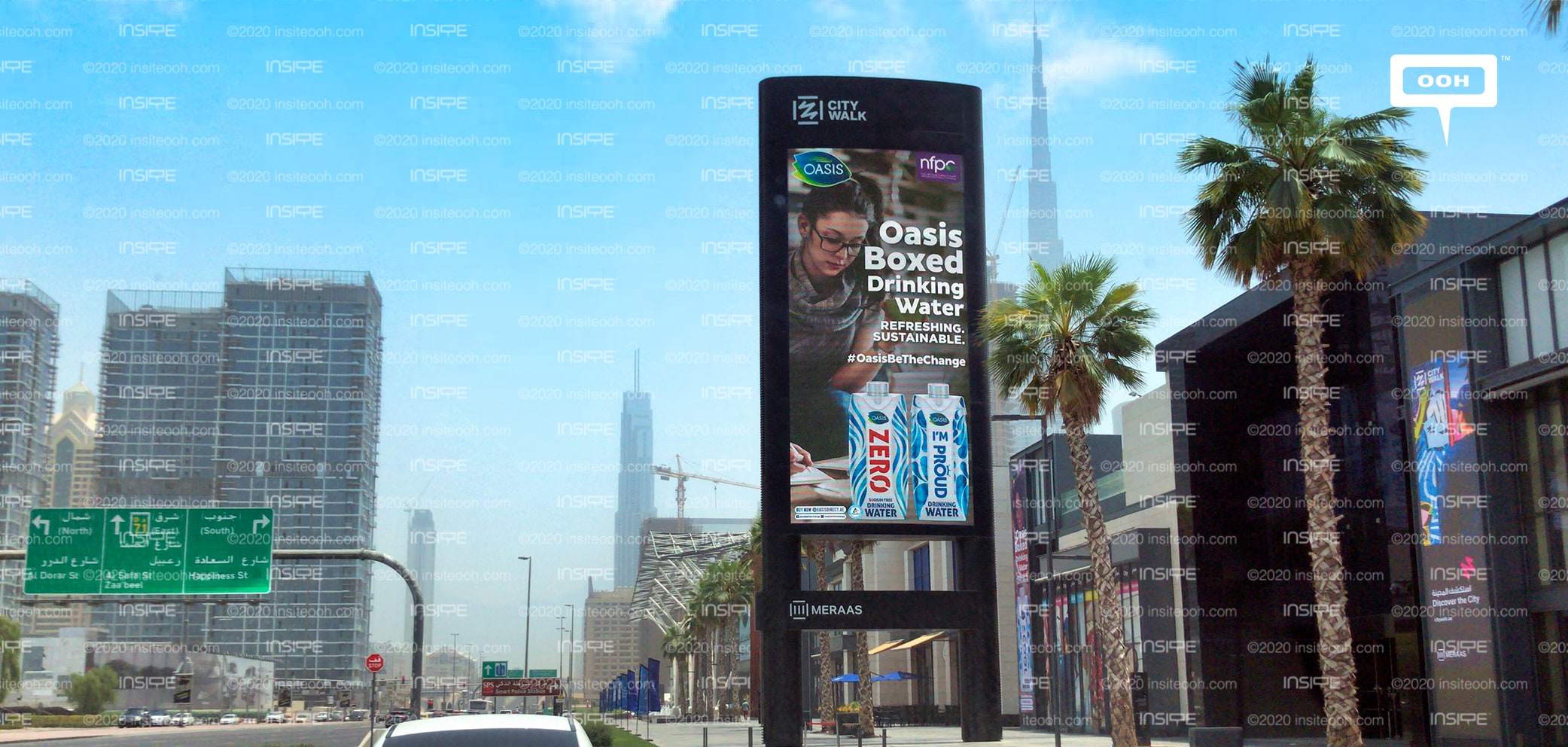 Oasis Water dominates the billboards of Dubai with an OOH campaign ...