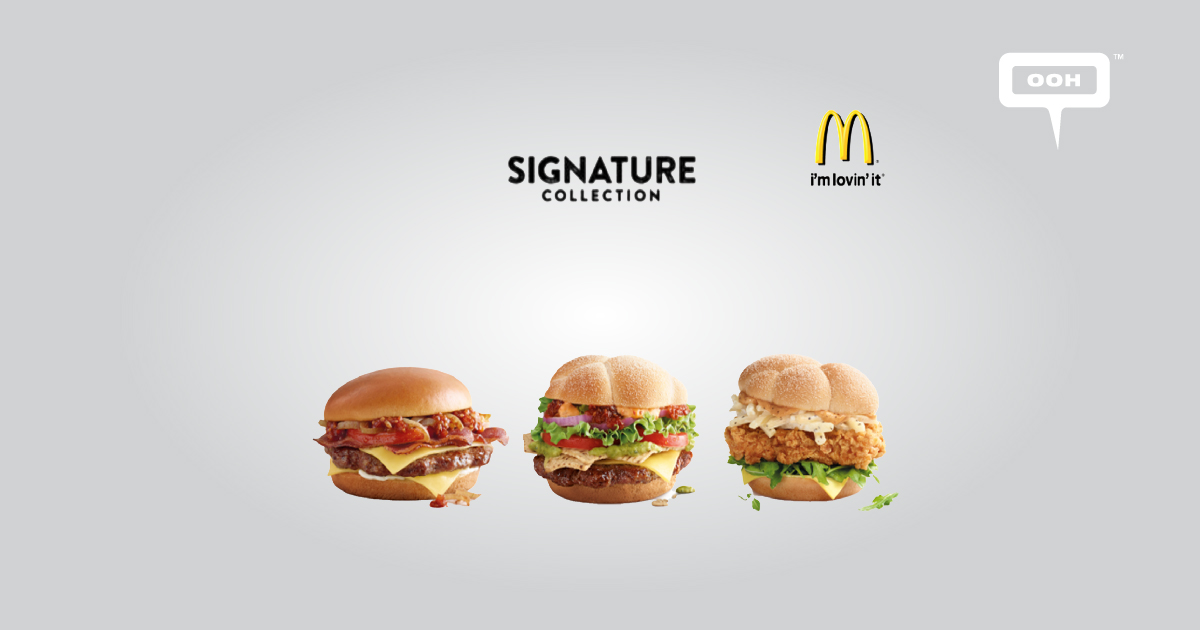 McDonald's Signature Collection on INSITEOPEDIA - INSITE OOH Media Platform