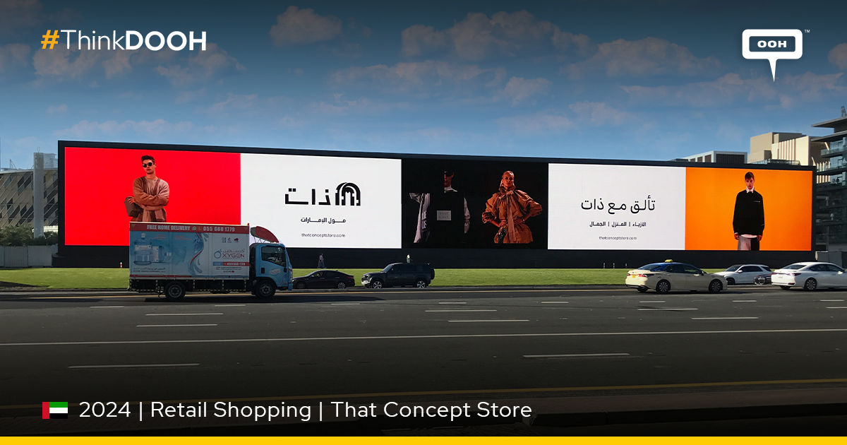 Solid Fashion, Solid Colors Define That Concept Store's Latest D/OOH ...