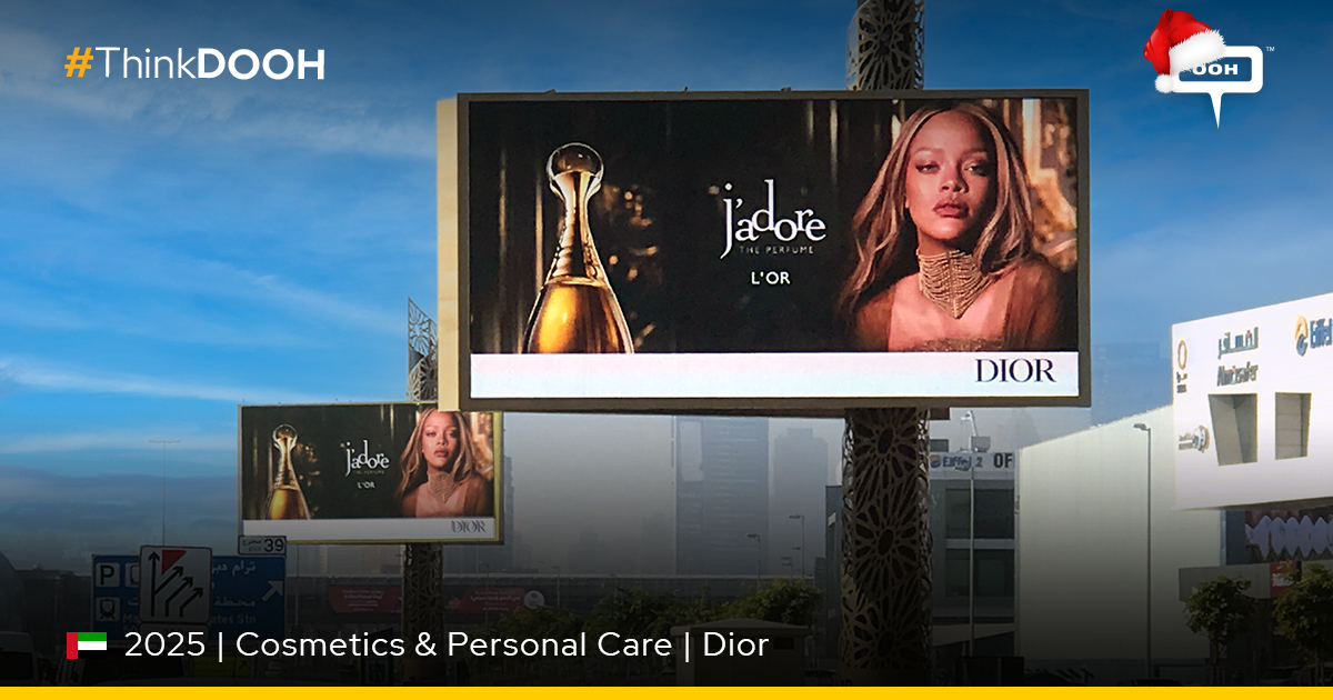 Rihanna Stuns in Dior’s New DOOH Campaign for Its Signature Fragrance J ...