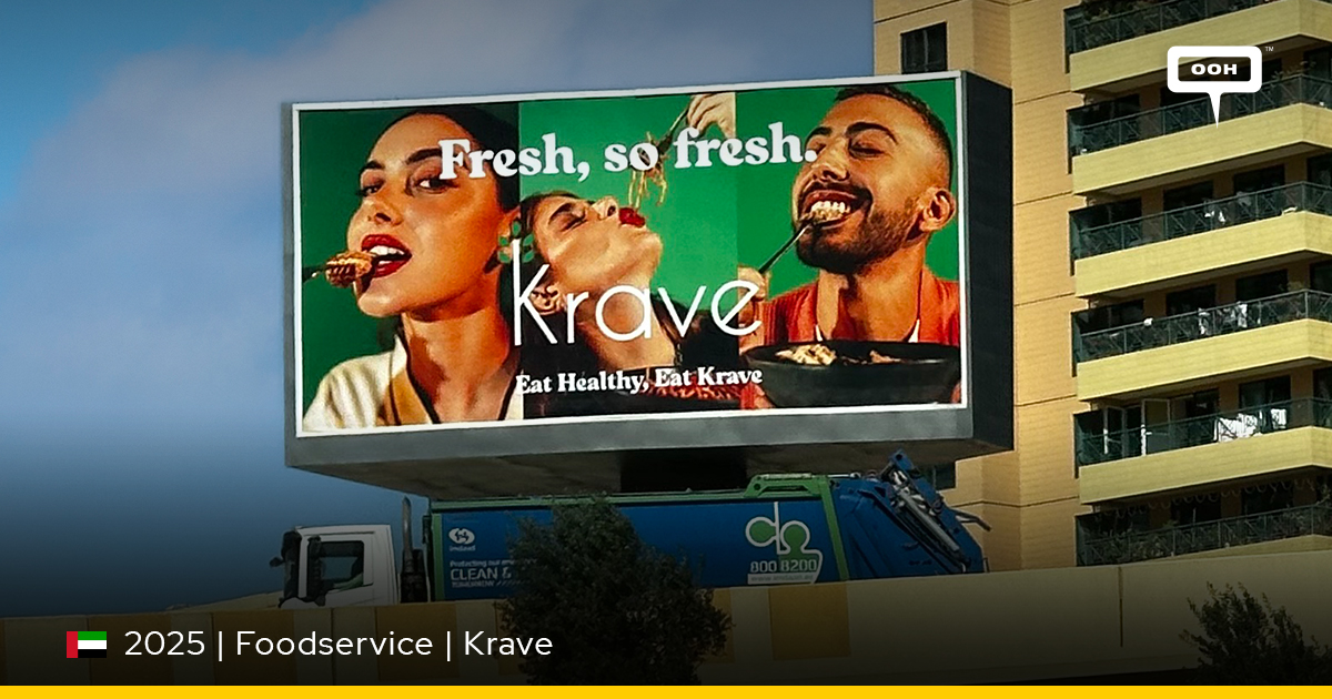 Healthy Food, Fresh and Delicious Offered by Krave on UAE's OOH ...