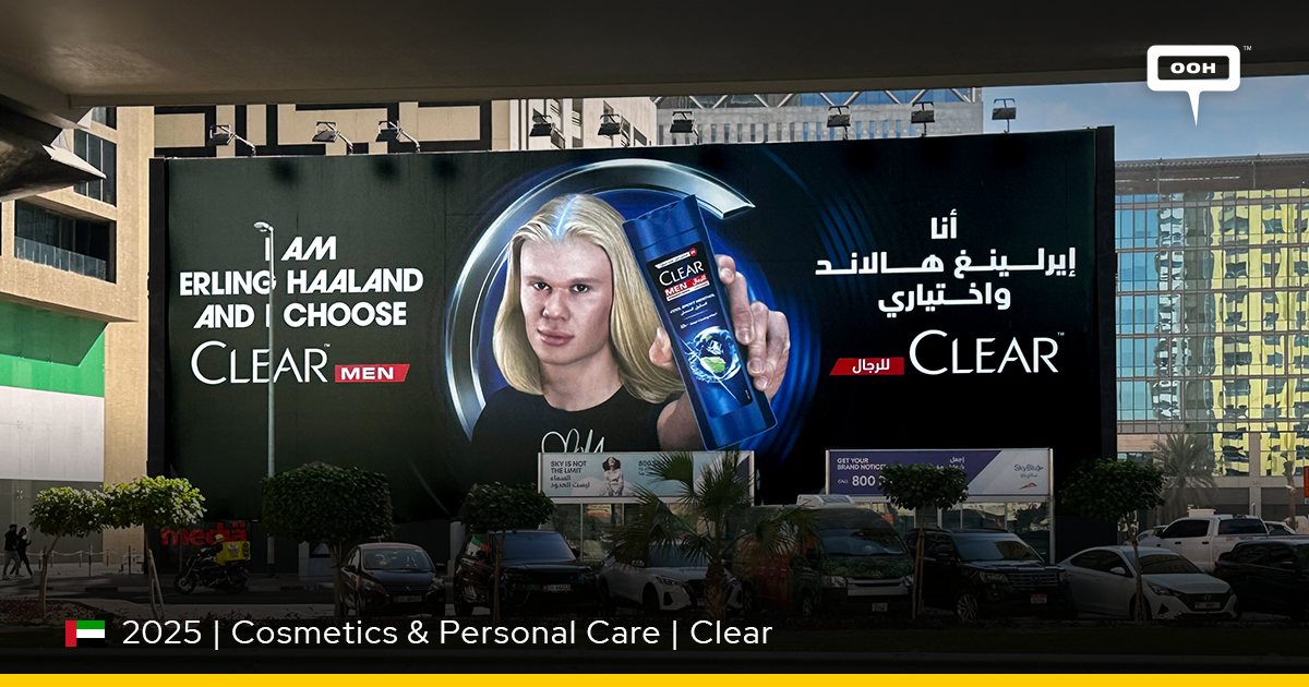 Erling Haaland Stars in Clear’s New OOH Campaign for The Cool Sport Menthol Shampoo - INSITE OOH ...