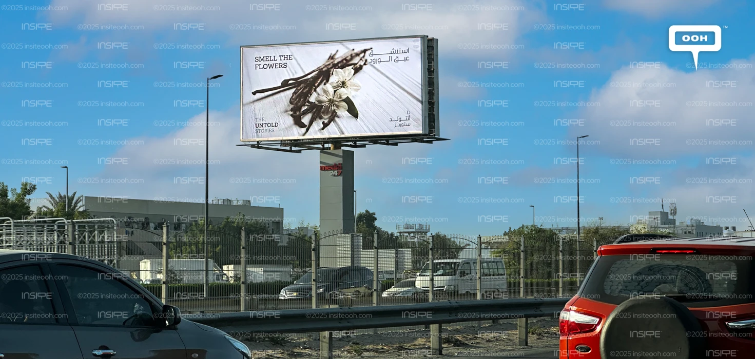 The Untold Stories Collection by Ajmal Perfume Seen on UAE’s OOH - INSITE OOH Media Platform