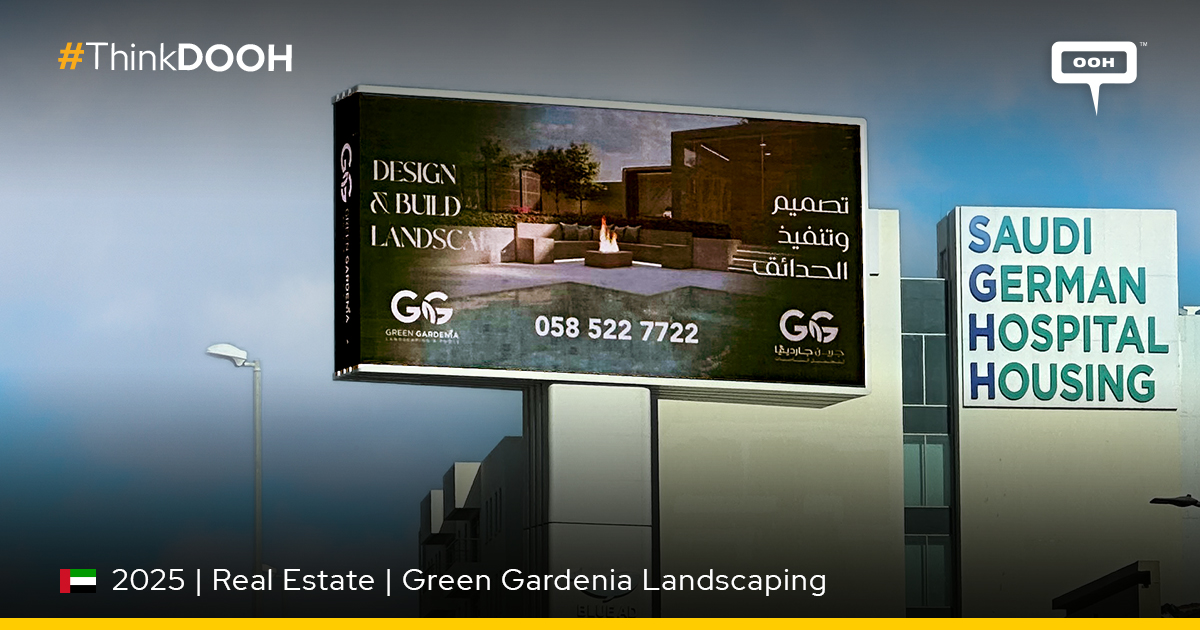 Green Gardena Landscaping Drops a Minimalist OOH Campaign That Captures ...