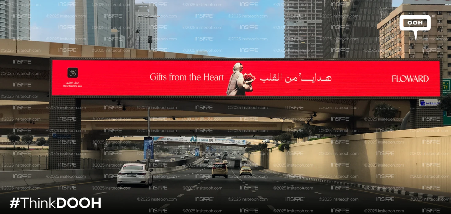Floward Offers Gifts From The Heart for Valentines Day on Dubai’s D/OOH ...