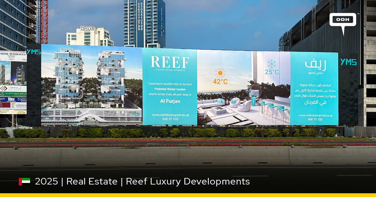 Reef Luxury Developments OOH Campaign Introduces ‘Winter Garden ...