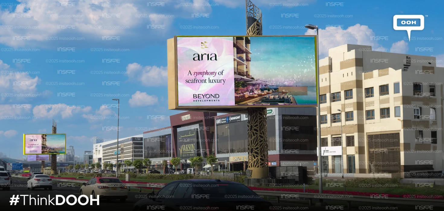 Beyond Developments Launches Seafront Luxury “Aria” on Dubai’s DOOH ...