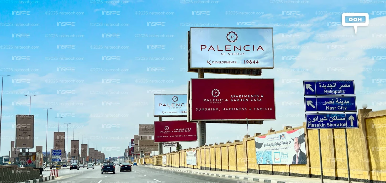 Palencia Al Shrouk by K Developments Lights Up Cairo's Billboards - INSITE OOH Media Platform