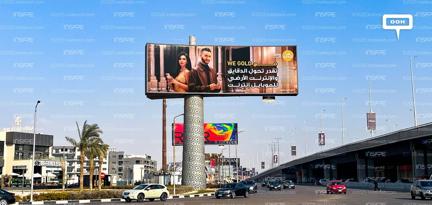 Ahmed Malek and Aya Samaha Recommend We Gold for Non-Stop Mobile Internet - INSITE OOH Media ...