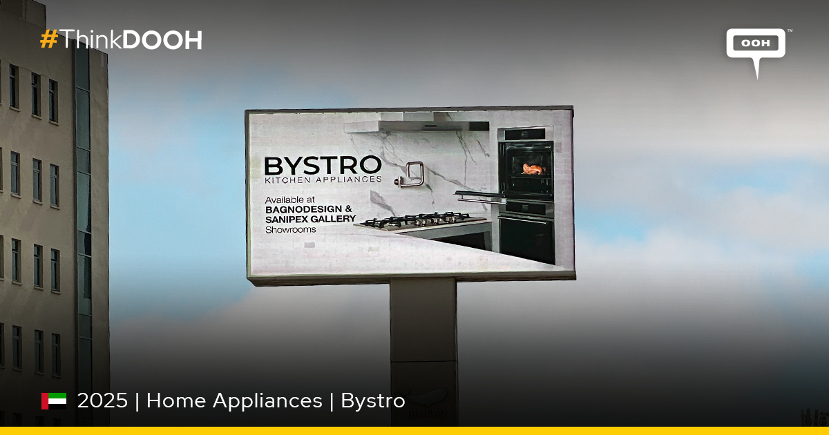 SANIPEXGROUP Promotes Bystro Kitchen Appliances Debut on Dubai DOOH ...