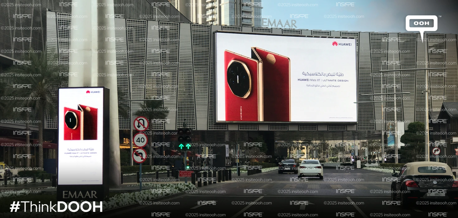 HUAWEI Promotes Mate XT's Ultimate Design on DOOH - INSITE OOH Media ...