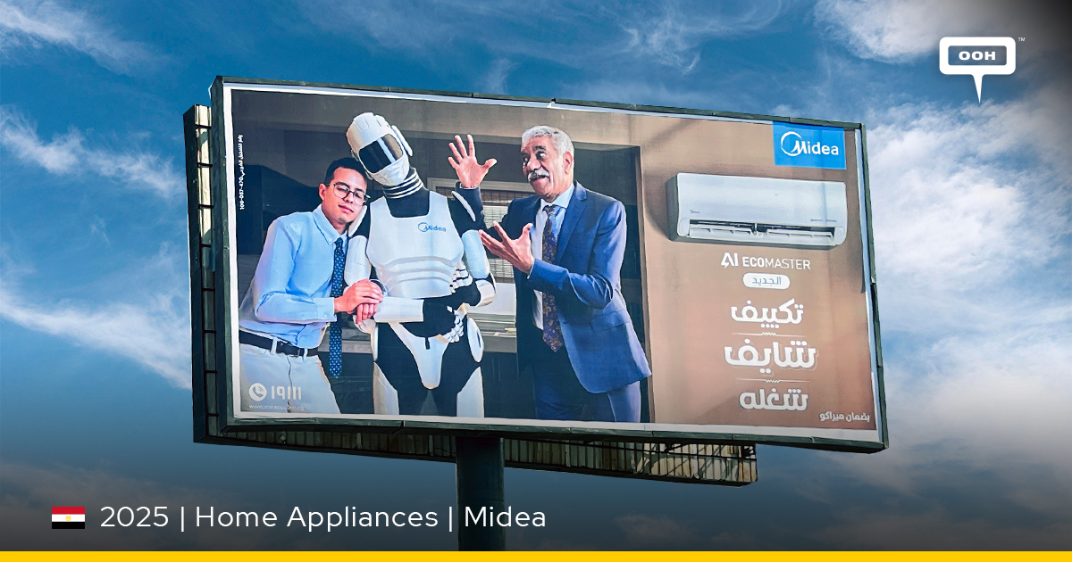 Midea Launches OOH Campaign in Cairo Featuring Sayed Ragab and Taha ...