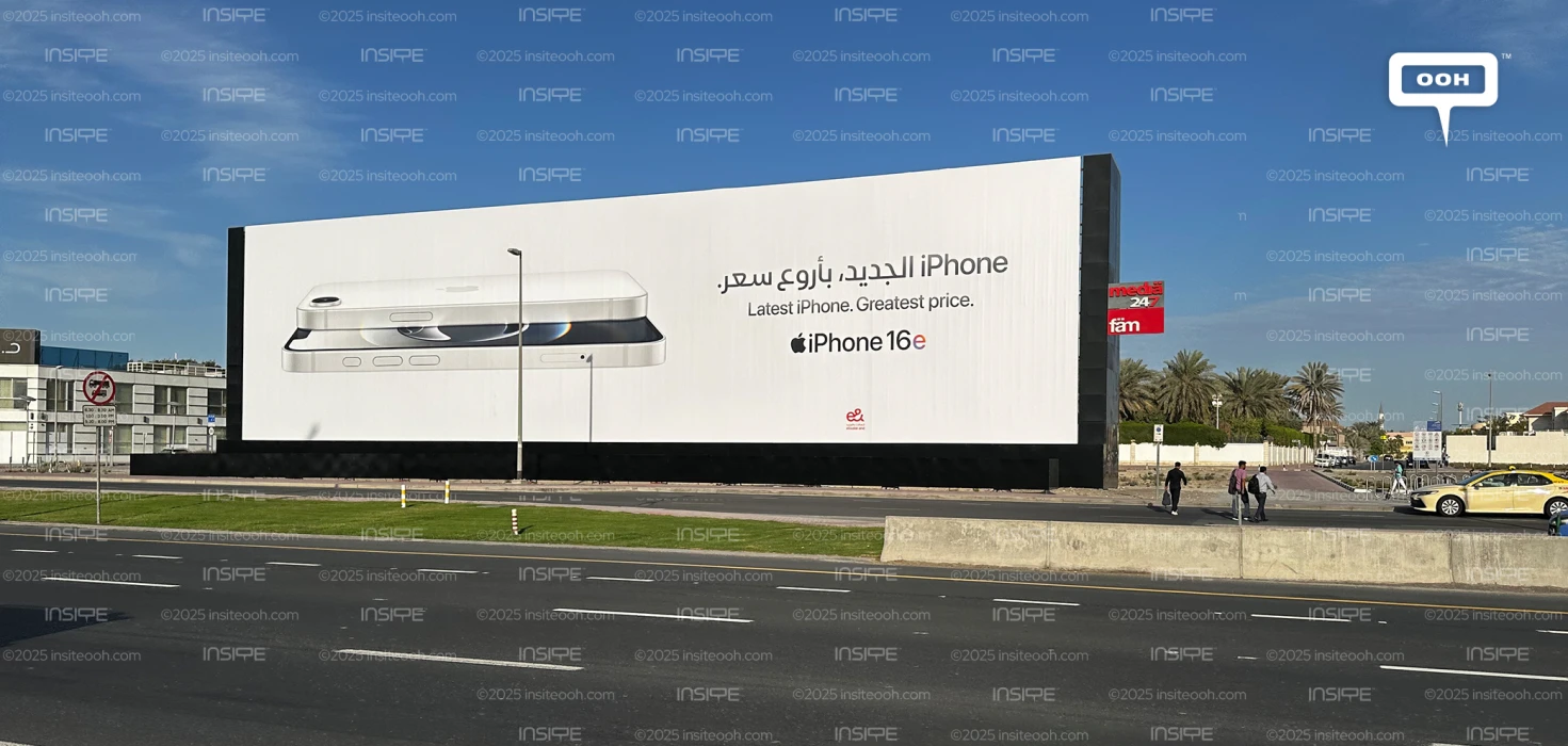 iPhone Promotes The New iPhone 16e on Dubai’s OOH Landscape - INSITE ...