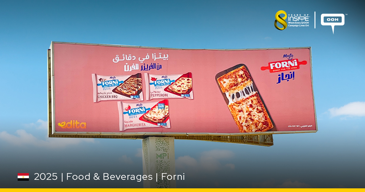 OOH Campaign Promotes Edita's Forni for a Delicious Pizza in Minutes ...