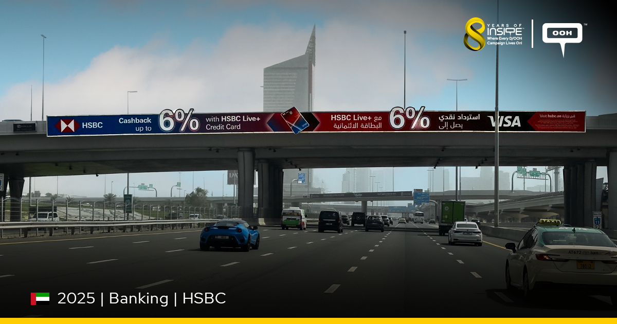 HSBC Cuts Through the Noise (Literally) with Die-Cut Billboards in ...
