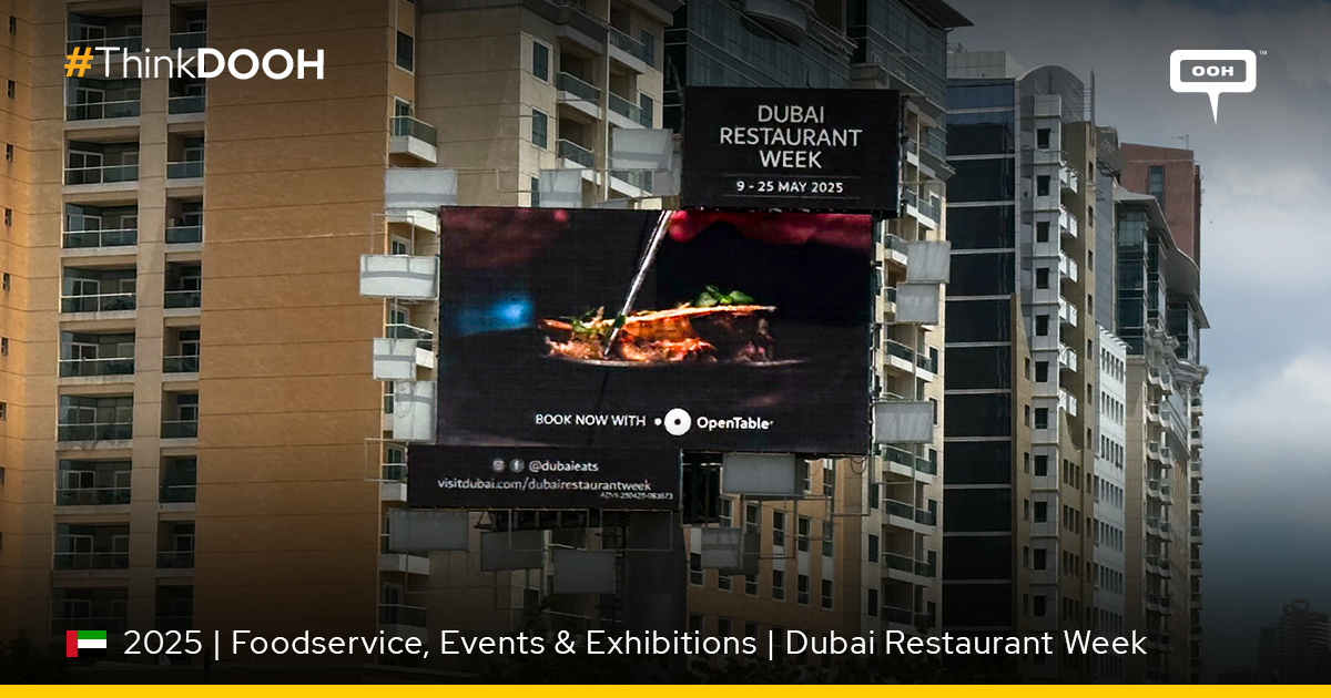 Calling All Foodies! Dubai Restaurant Week Announced on DOOH Campaign - INSITE OOH Media Platform