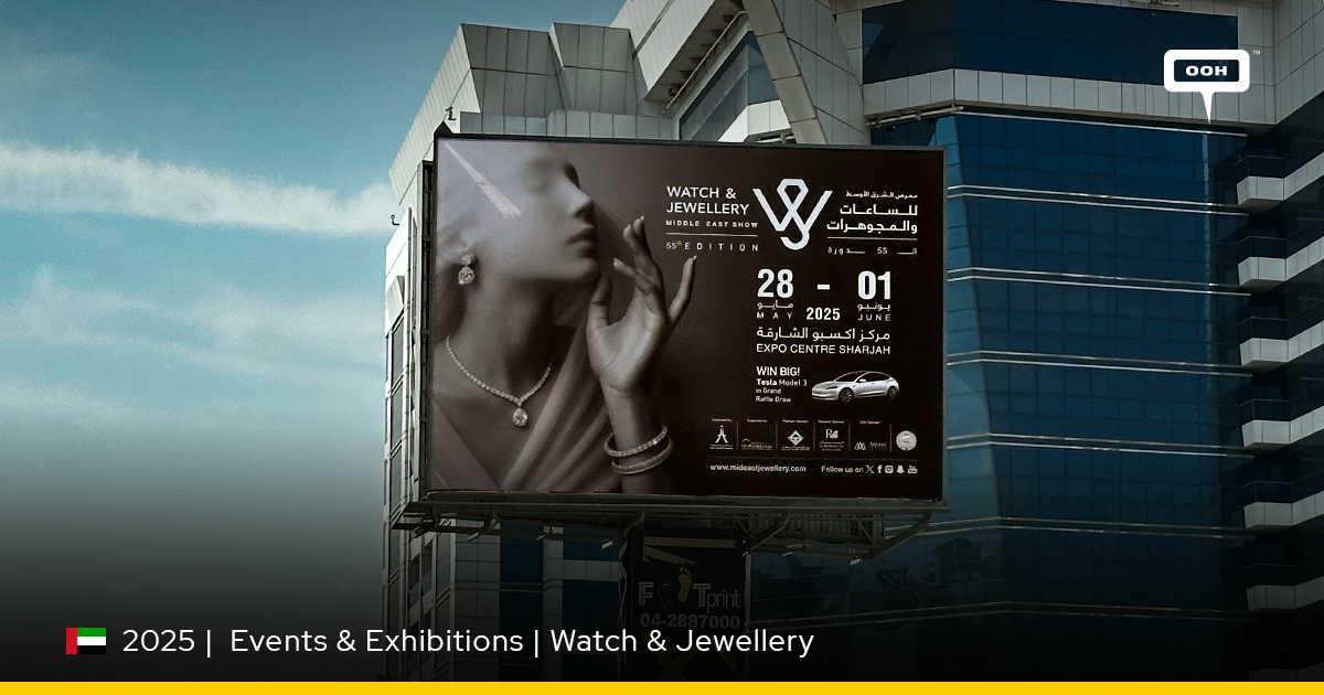 The 55th Watch & Jewellery Middle East Show Hits Emirates Billboards ...