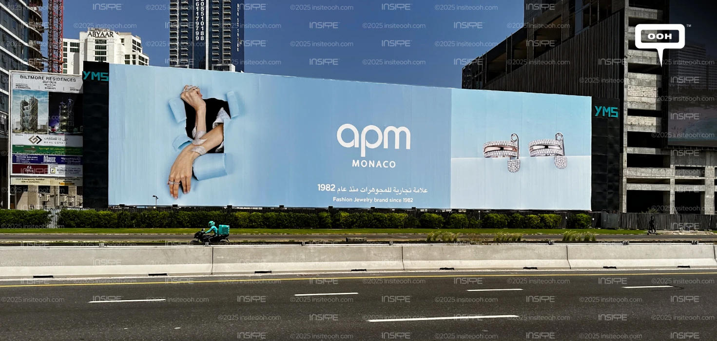 APM Monaco Paints UAE Out-of-Home Billboards Soft Blue - INSITE OOH ...