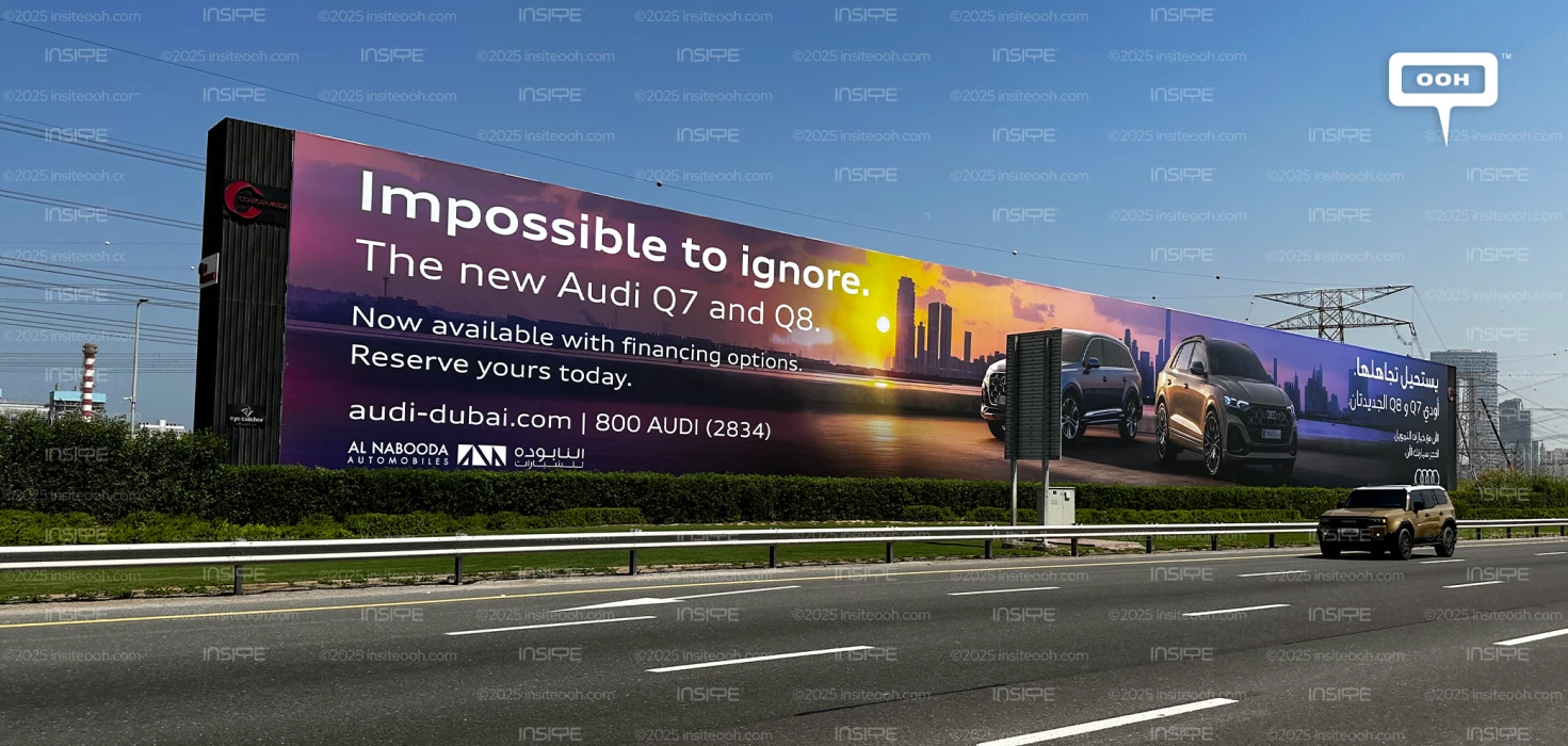 Audi Turns Heads in the UAE as Q7 & Q8 Billboards Make a Bold Statement ...