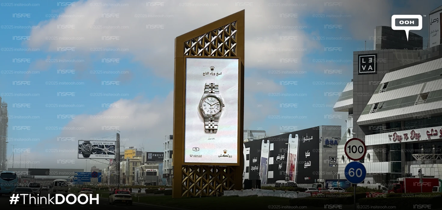 Rolex’s “Reach for the Crown” Campaign Ascends on Dubai's DOOH - INSITE ...