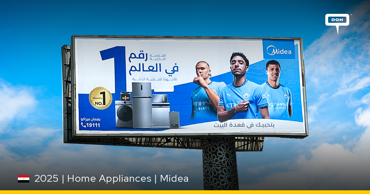Midea Showcases Smart Living with Man City Stars in New OOH Across ...