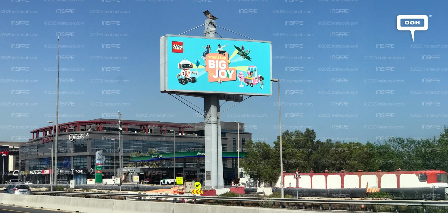 Dubai's OOH Billboards Get a Dose of Happiness: Lego's "Small Toy Big ...