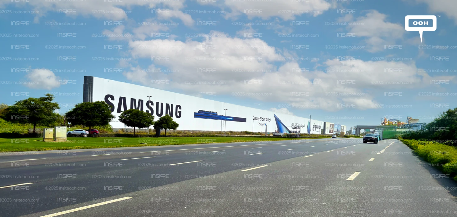 Samsung’s Folded, Flipped, and Blown Up Across UAE Billboards - INSITE ...