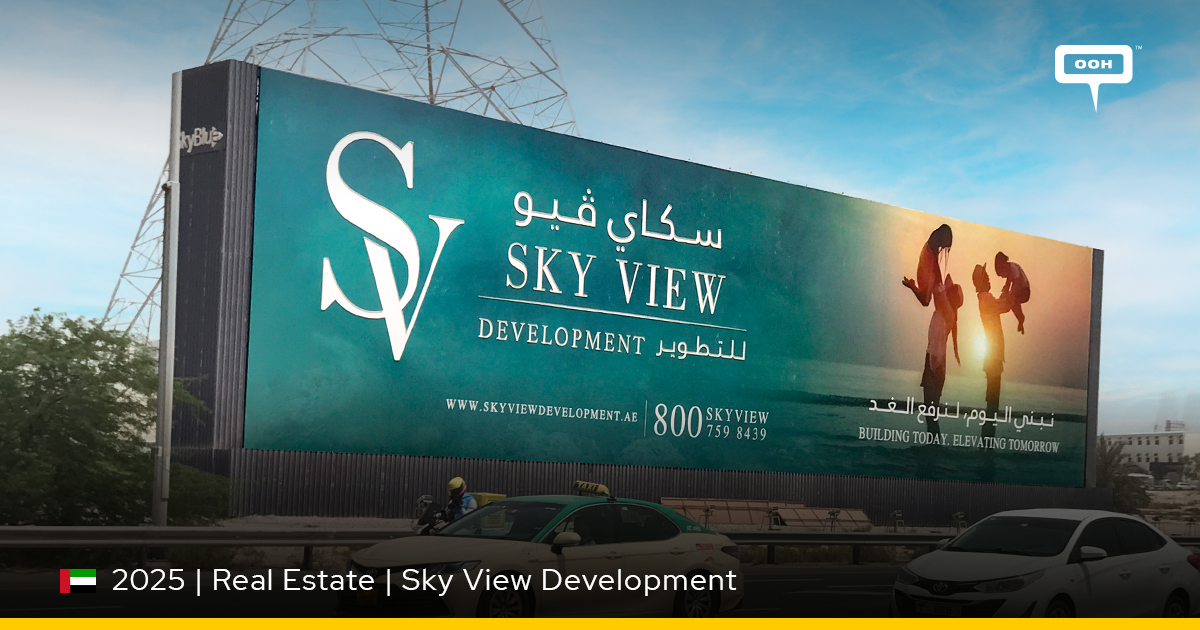 Sky View Development Branding OOH Campaign Builds Today to Elevate ...