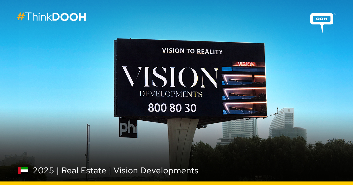 Vision Developments Hits Dubai’s Highways with a Statement DOOH ...