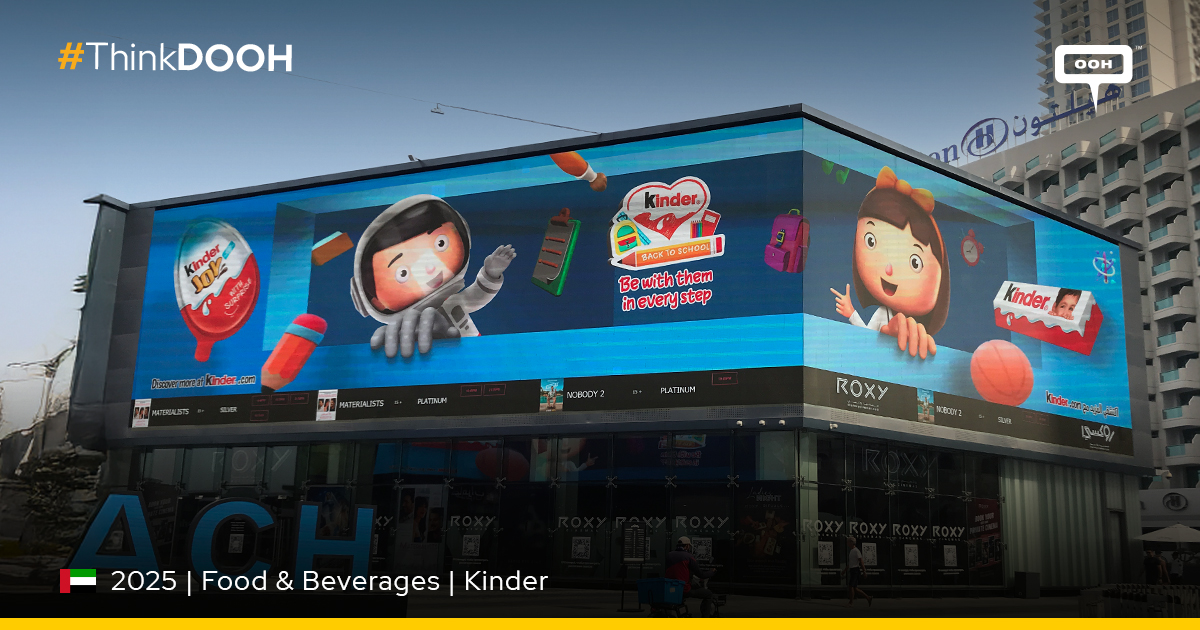 Kinder Returns to UAE's DOOH with a Back-to-School Surprise - INSITE ...