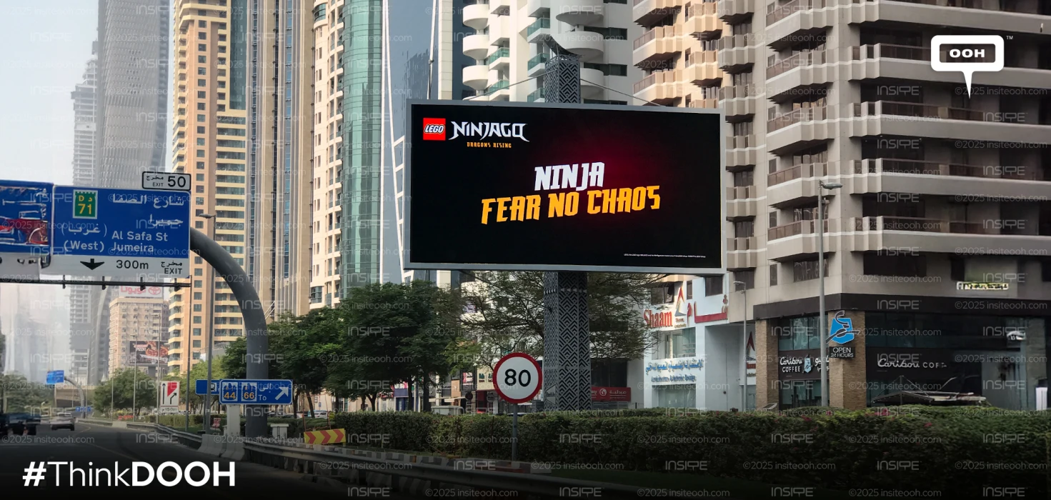 LEGO Ninjago Powers Up Dubai’s Digital Screens with Ninja ‘Fear No ...