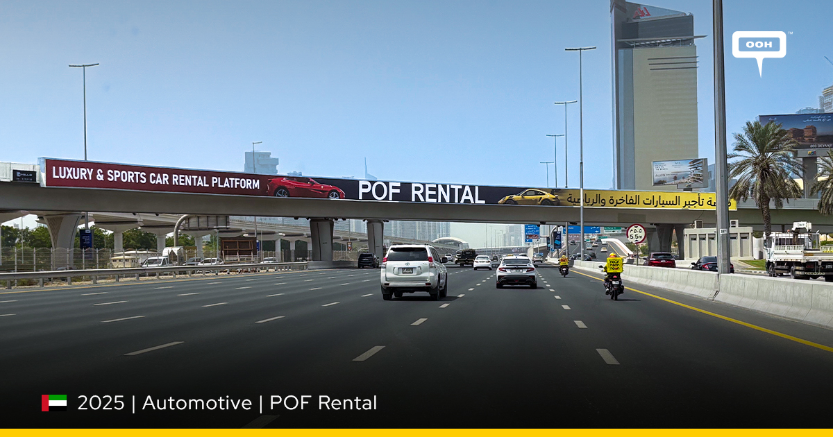 POF Rental Puts Luxury in the Fast Lane on UAE Billboards - INSITE OOH ...