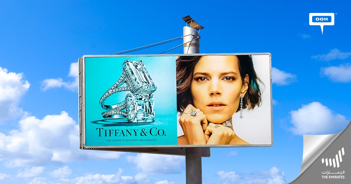 Tiffany & Co. marks its supremacy in diamond jewelry on the billboards ...