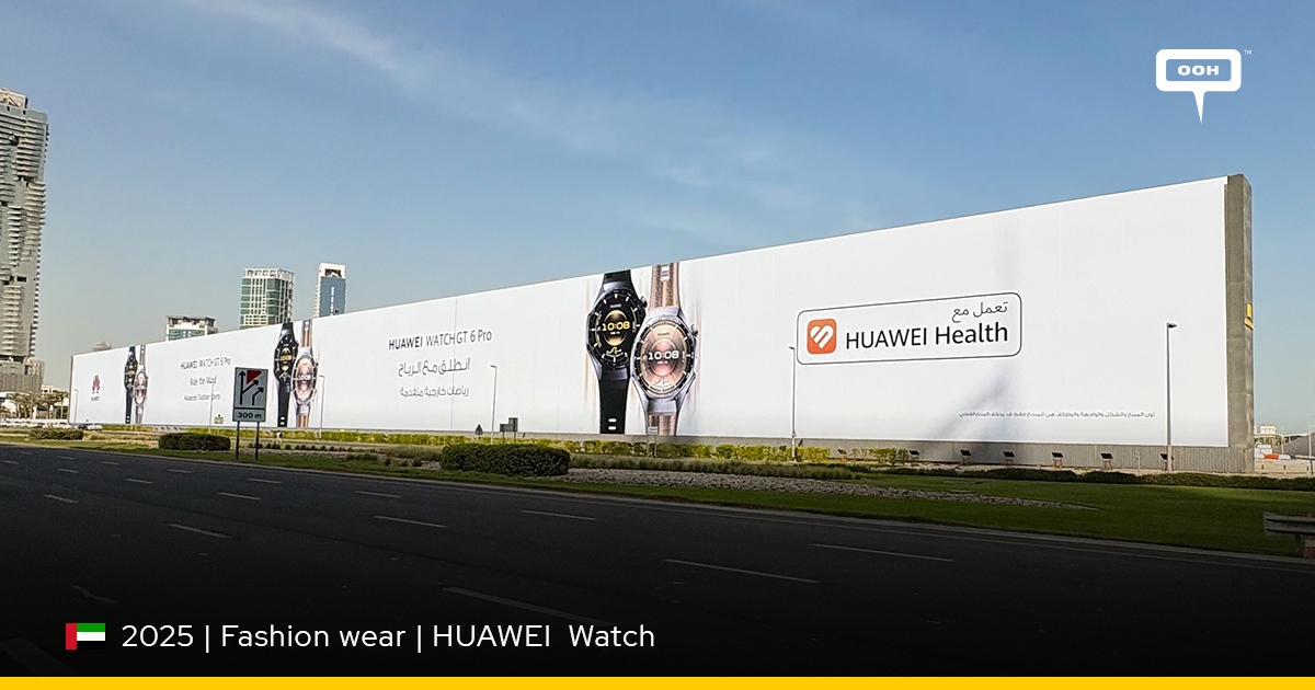 Huawei Watch GT 6 Pro Launches With Health-Focused OOH Campaign ...