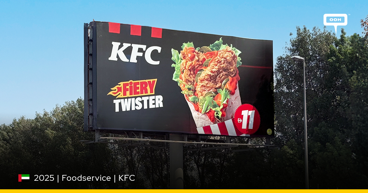 KFC Brings Fire to UAE's Outdoor Billboards with New Fiery Twister ...