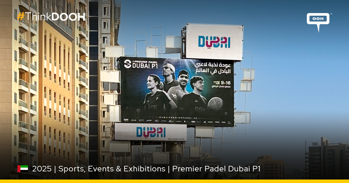 Dubai Calendar Returns with 'The Pearl Of Padel' on Dubai's DOOH ...