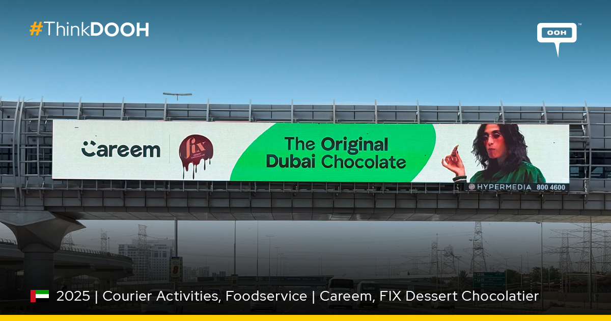 Careem Goes Gourmet with Dubai’s Favorite Viral Chocolate on DOOH ...