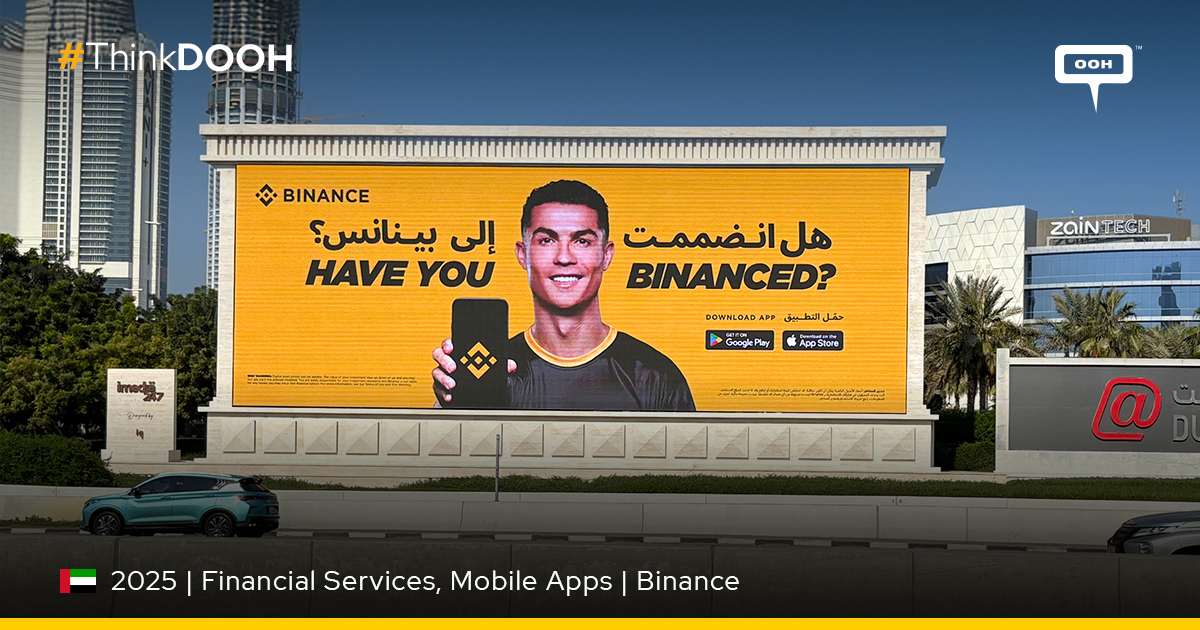 Binance Goes Live on UAE Digital Screens with Ronaldo Front and Center ...