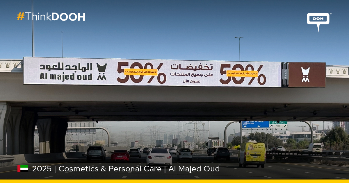 Al Majed Oud Prices Slashed Across Dubai DOOH Screens - INSITE OOH ...