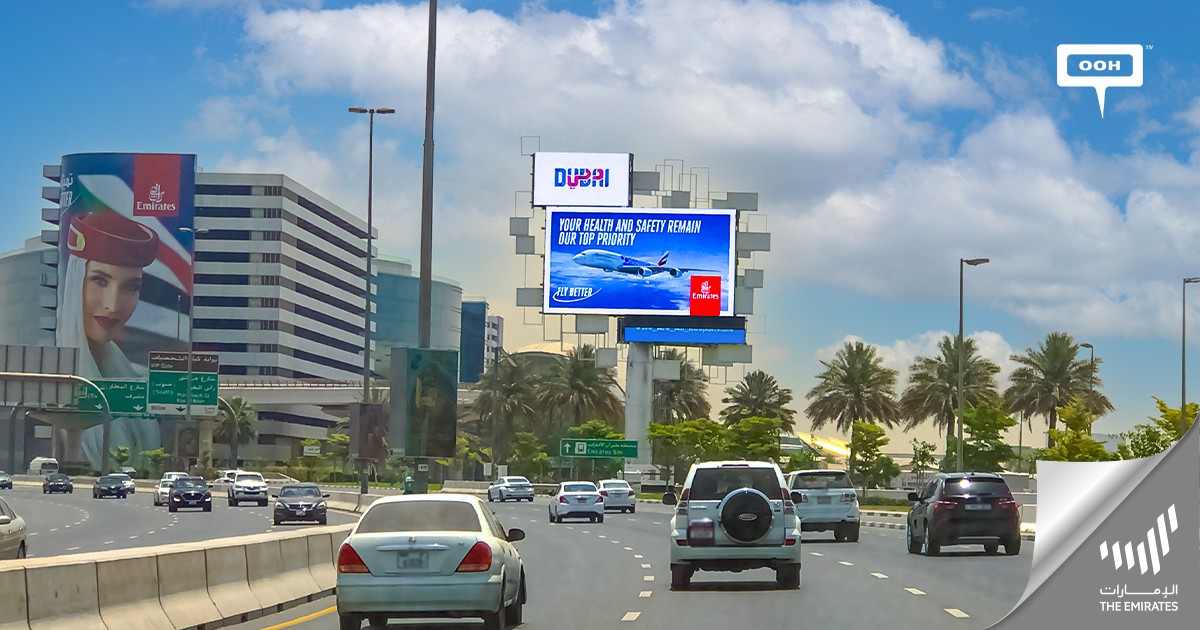 Emirates Airlines Hits Dubai’s Billboards, Promising to Fly Better with ...